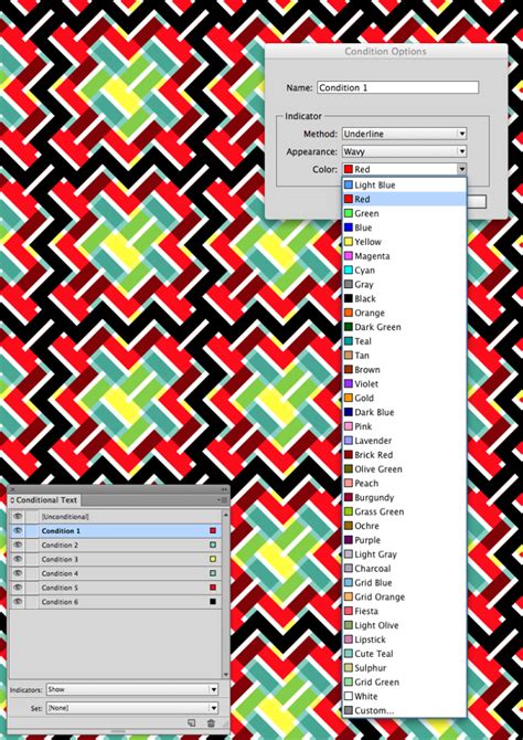 making patterns with conditional text creativepro network