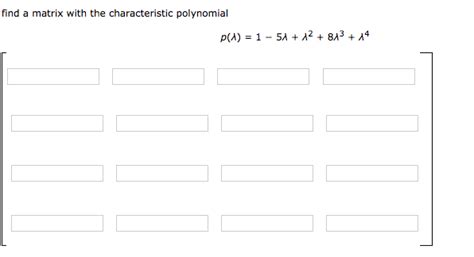 Solved Using The Fact That The Matrix 0 0 0 0 Co 1 0 C C1 01