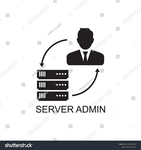 Server Admin Icon Technology Icon Stock Vector Royalty Free 2235460745 Shutterstock