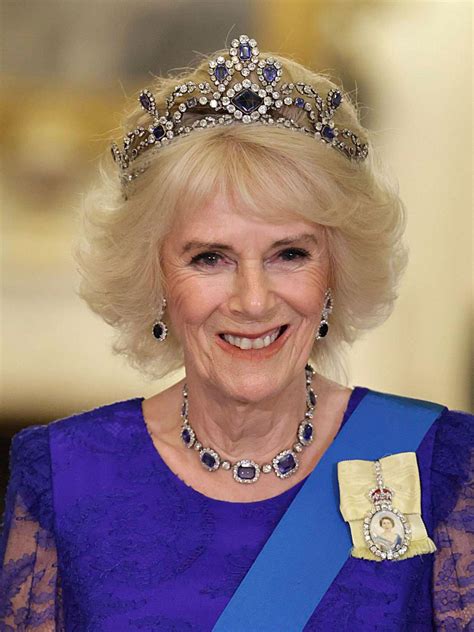 Queen Camilla At State Banquet The Story Behind The Tiara
