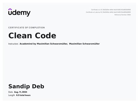 sandip deb on linkedin cleancode udemy coding softwaredevelopment