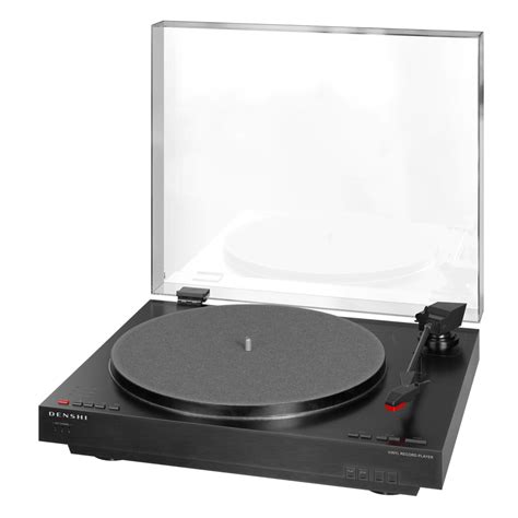Vinyl Record Player Model Black Poliigon
