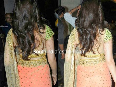 Tamanna Backless Saree