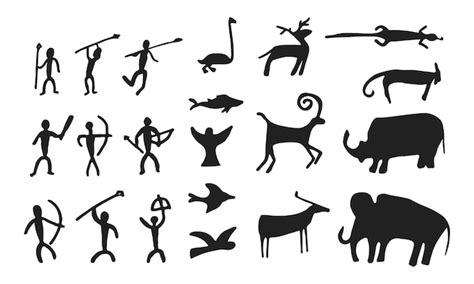 Cave Paintings Vector