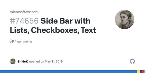 Side Bar With Lists Checkboxes Text Issue Microsoft Vscode
