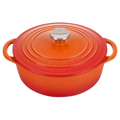 Le Creuset Enameled Cast Iron Shallow Round Dutch Oven 275 Qt Sur