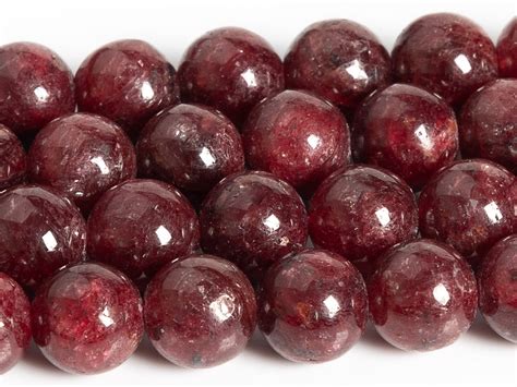 Red Ruby Beads Genuine Natural Grade AAA Gemstone Round Loose Beads 8MM 10MM Bulk Lot Options Etsy