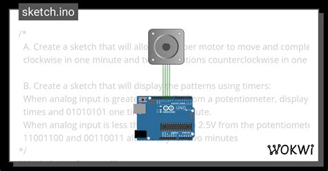Stepper Motor Wokwi Esp32 Stm32 Arduino Simulator
