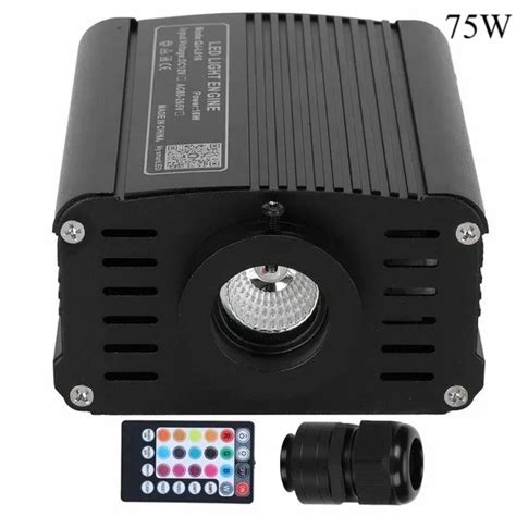 Led 75w Rgbw Fiber Optic Light Engine Illuminator For Indoor Lighting