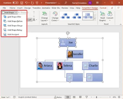 How To Create Org Chart In Powerpoint From Excel Design Talk