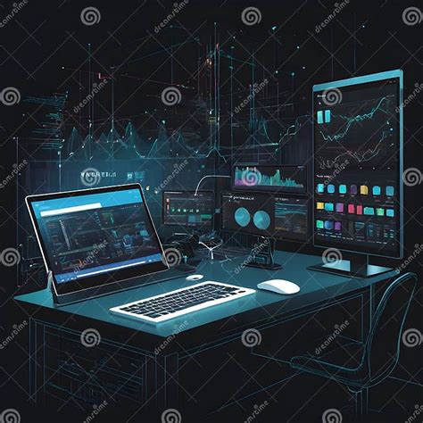 Evolution Of Software Ui From Code To Ai Stock Illustration Illustration Of Analytics