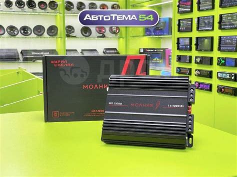Усилитель УРАЛ Молния МЛ 1.1000, 1-канальный, 1 000 Вт, новый, в ...