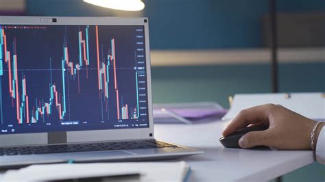 Investor Trader Male Analyzing Stock Market Charts Stocks And