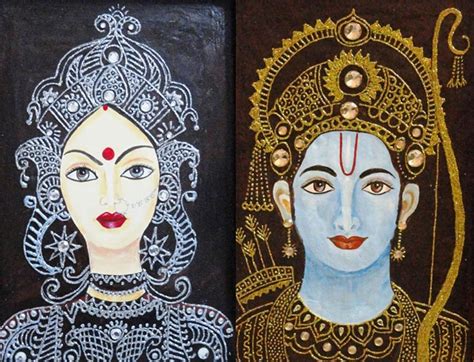 Shree Sita Ram Painting By Monika Sharma Fine Art America