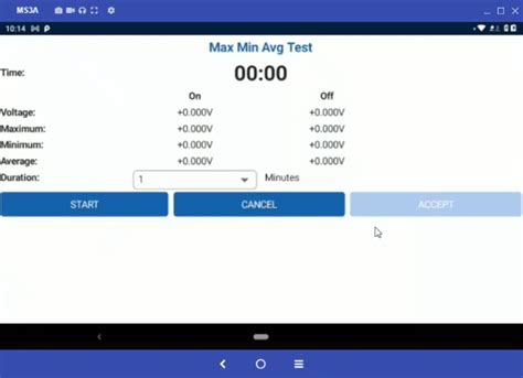 Max Min Average Test