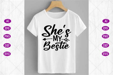 Shes My Bestie Graphic By Font Art · Creative Fabrica