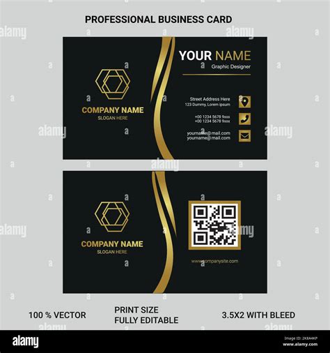 Professional Business Card With Eye Catching Professional Color For Your Business Company And