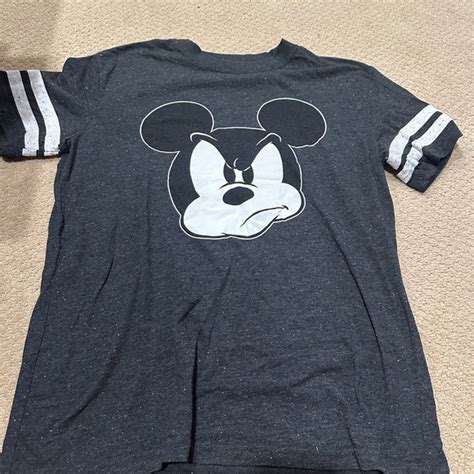 Disney Tops Grumpy Mickey Disney Mickey Mouse Adult Tshirt Poshmark
