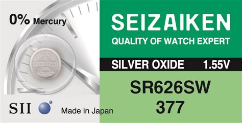 Seizaiken 364 Battery SR621SW 1 55V Battery 1PC