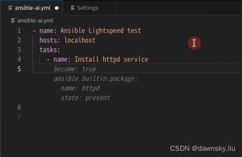 使用基于自动化生成式 ai 的 ansible lightspeed 服务高效开发 ansible playbook（附视频） vscode