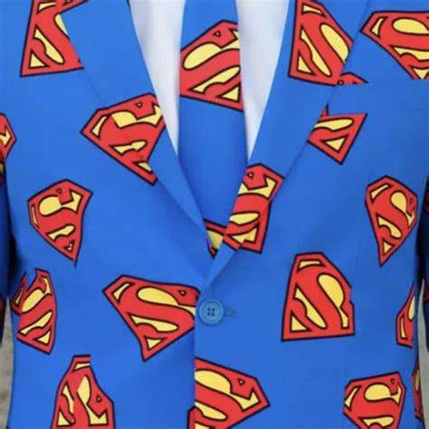 Mens Superman Oppo Suit Adult Fancy Dress Party Depop