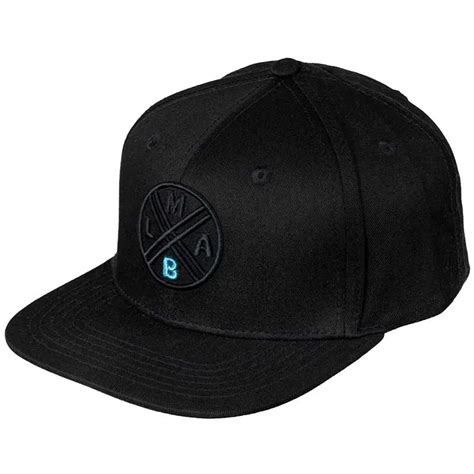 Lmab Snapback Cap Logo All Black Angelladen Für Profis Kl Angelsport