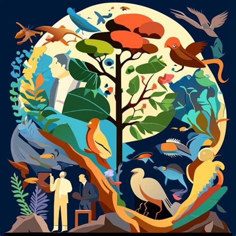 Premium Vector Evolution Is The Process Of Maintaining The Living