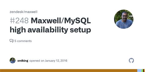 Maxwell MySQL High Availability Setup Issue 248 Zendesk Maxwell