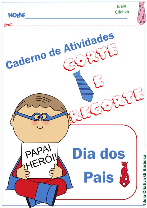 Atividades Dia Dos Pais Educação Infantil 4 Anos Braincp