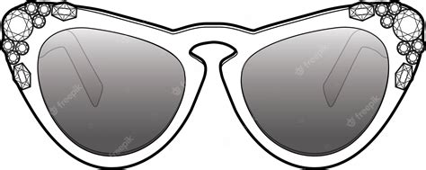 Premium Vector Modern Eye Glasses Vector Sketch