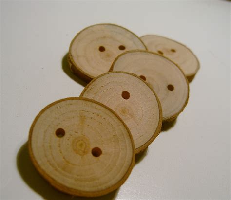 Handmade Wooden Tree Branch Buttons On Luulla