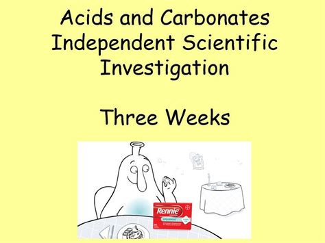 Ks3 Gcse Chemistry Acid And Carbonate Practical Investigation Working