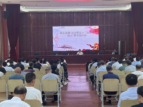 陵城区徽王庄镇组织开展乡村“法治带头人”“法律明白人”学习培训会澎湃号·政务澎湃新闻 The Paper