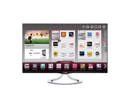 TV LED HDTV 1080p Cinema 3D Smart TV 27 pouces - LG 27MT93S | LG FR