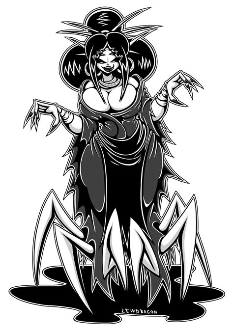 Big Tiddy Spider Gal By Lewdbacon On Newgrounds