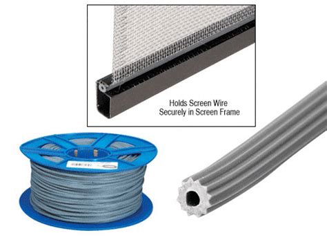 Crl Gray Screen Retainer Spline 500 Roll