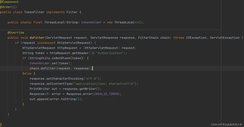 项目复盘一、通过springboot中filter获取tokenspring Boot Token Filter Csdn博客