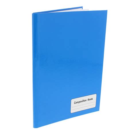 Norcom Hard Cover Wide Rule Composition Book Blue Shop Notebooks At