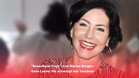 Rosenheim Cops Star Marisa Burger Zeigt Ihre Muskeln BUNTE De