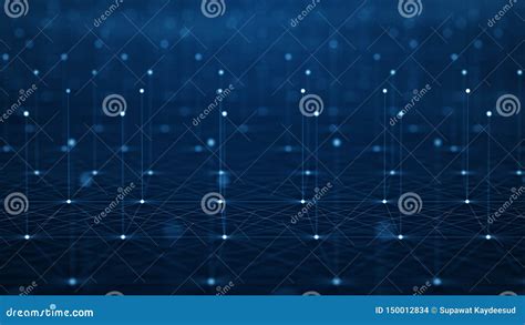 Futuristic Abstract Background Concept Network Conveying Connectivity Complexity And Data