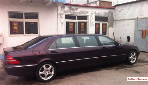Spotted In China W220 Mercedes Benz S Class Pullman Stretched Limousine