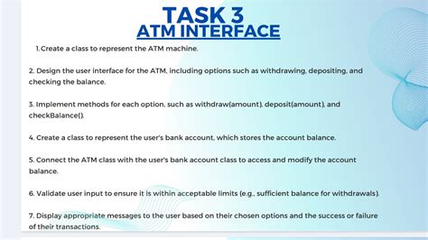 Task No 3 Codsoft Internship Java Codsoft Atm Interface Trending Youtube