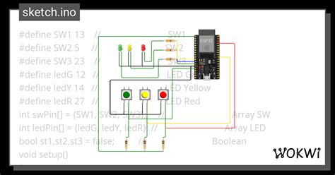 งานที่2 wokwi esp32 stm32 arduino simulator