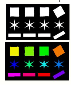 C How Can I Recolor Shapes In A Binary Image For Indexing
