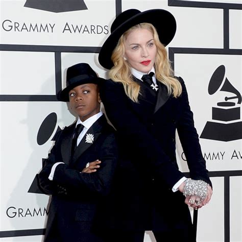 Madonna Brings Her Son David To The 2014 Grammys