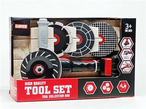 Іграшка yi wu jiayu tool set болгарка змінні диски ky1068 43 ціна