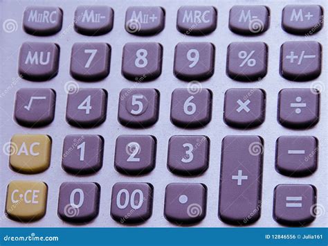 Calculator Buttons Stock Photo Image Of Isolated Keys 12846556