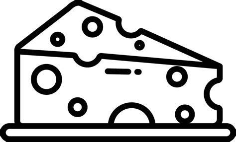 Cheese Outline Vector Illustration 42394187 Vector Art At Vecteezy