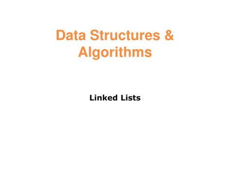 PPT Data Structures Algorithms PowerPoint Presentation Free Download ID