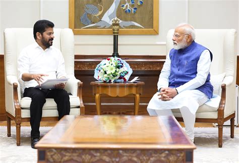 Cm Revanth Reddy Meets Pm Modi